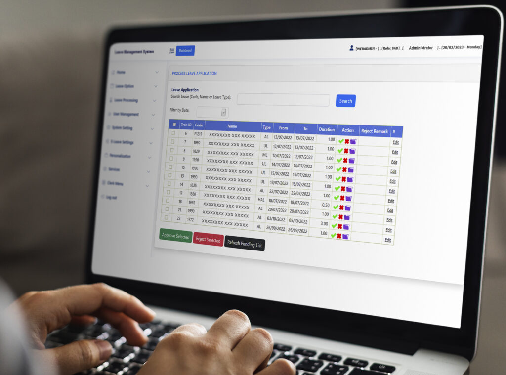 Smartleave Leave Management System - Smart Touch Technology